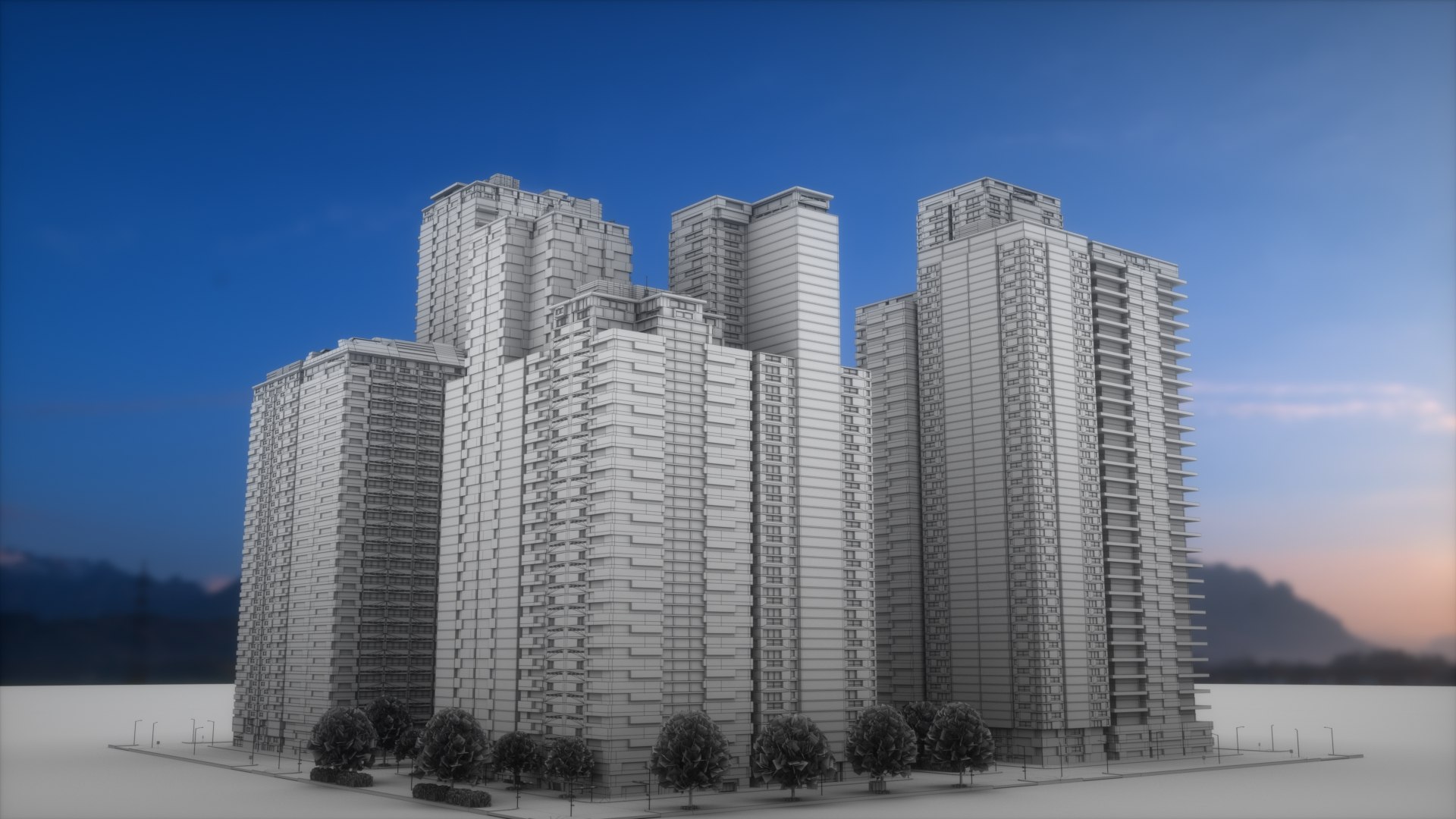 City Block Type A21 Model - TurboSquid 2091272