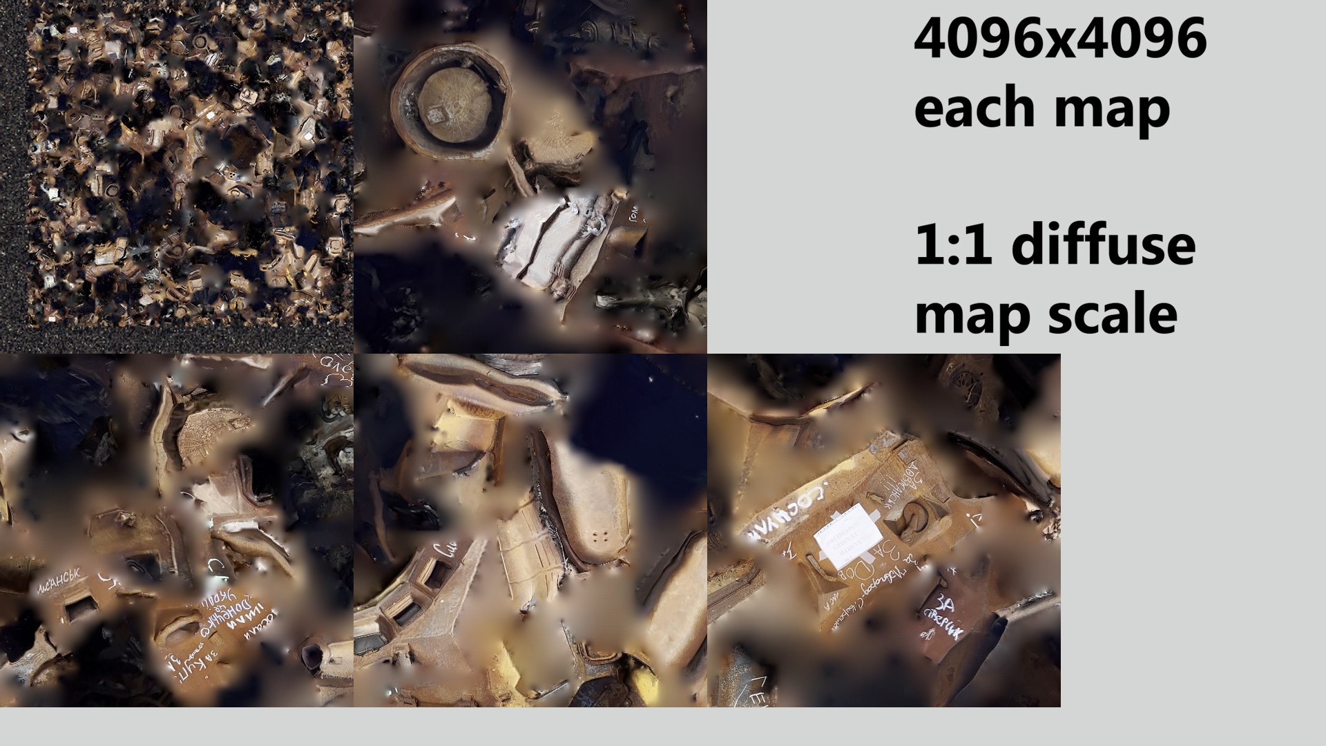 3D Destroyed BTR-80 Burnt Down Wheeled Amphibious Armoured Personnel ...