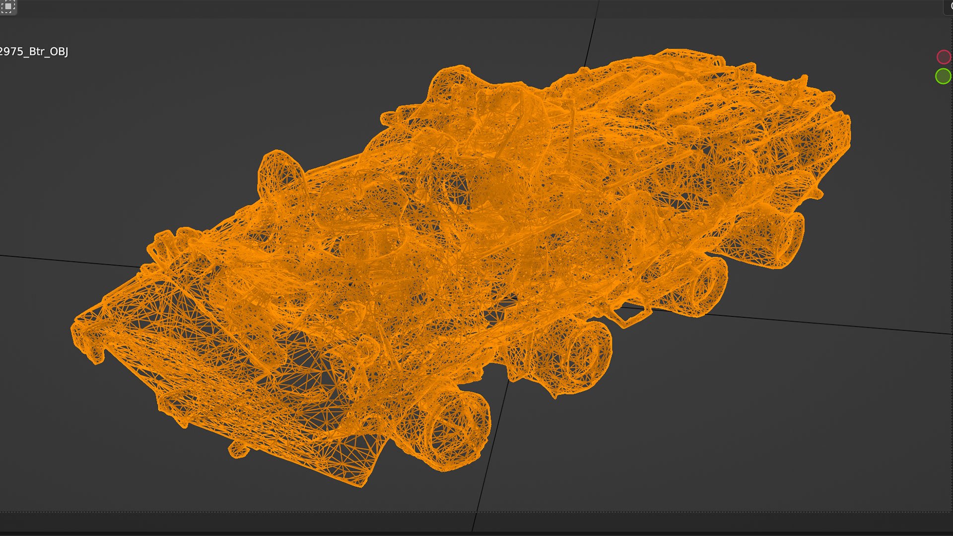3D Destroyed BTR-80 Burnt Down Wheeled Amphibious Armoured Personnel ...