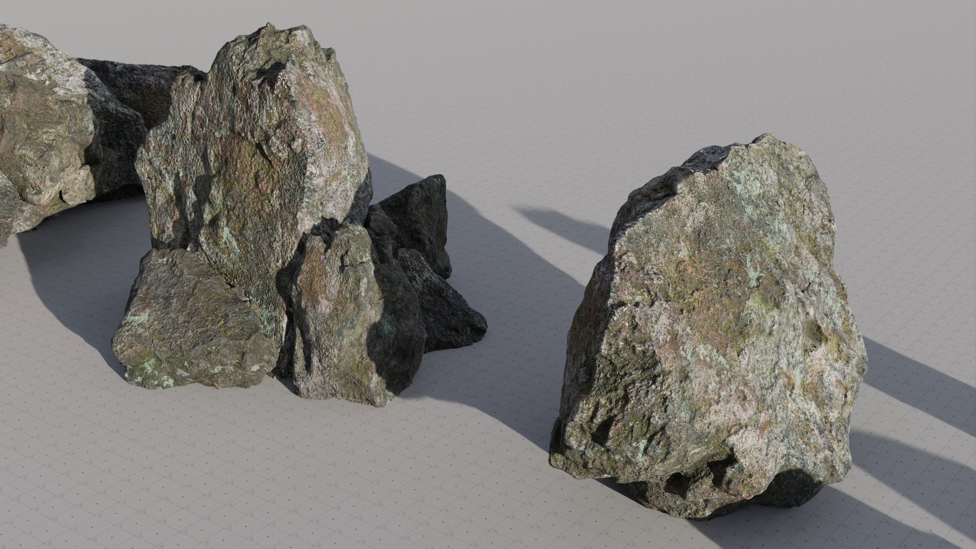 Moss Biome Ground Scatter - 3D AssetKit PBR 3D model - TurboSquid 1882478