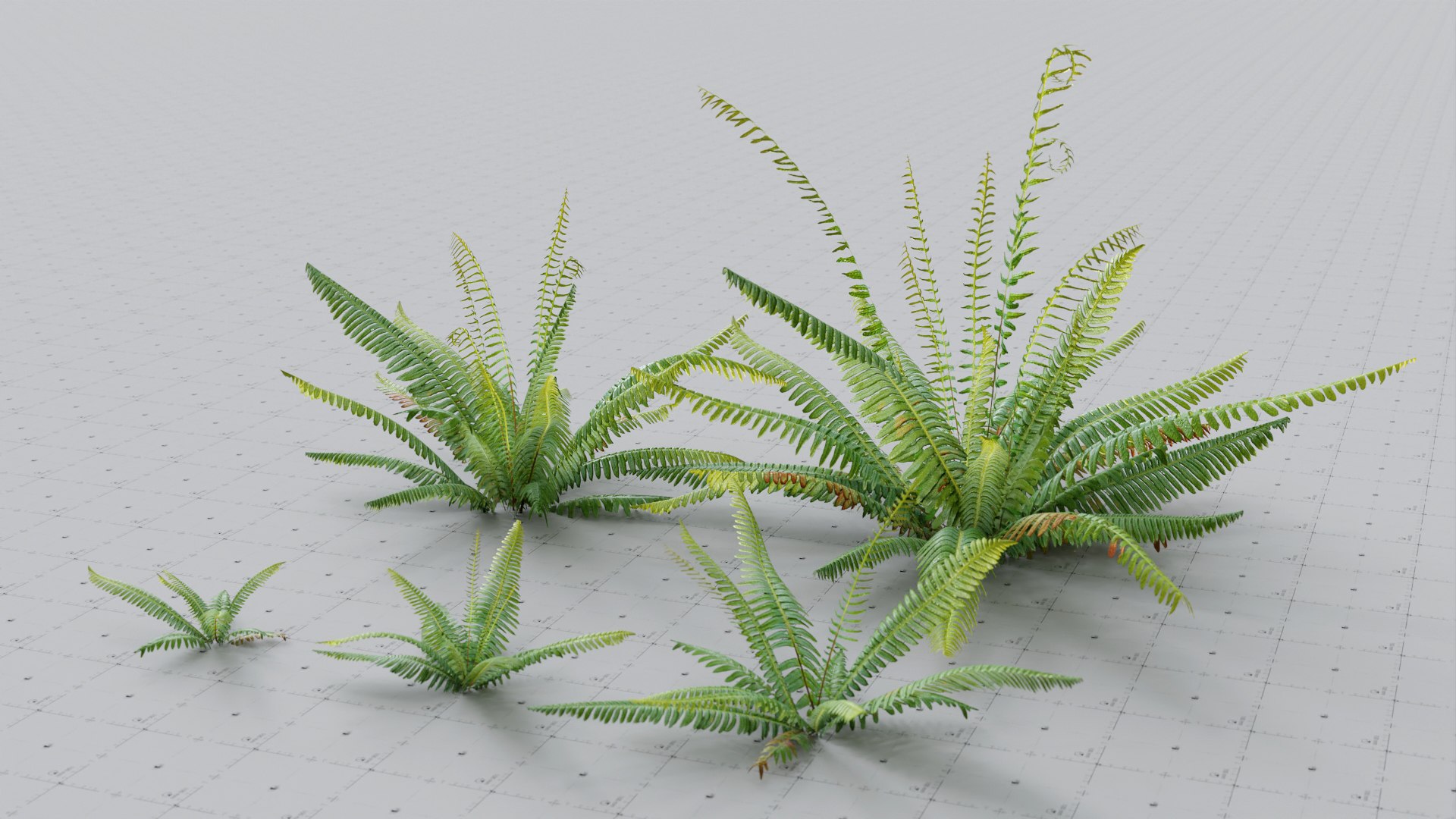 Moss Biome Ground Scatter - 3D AssetKit PBR 3D model - TurboSquid 1882478