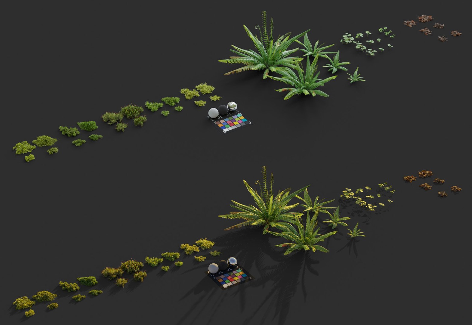 Moss Biome Ground Scatter - 3D AssetKit PBR 3D Model - TurboSquid 1882478