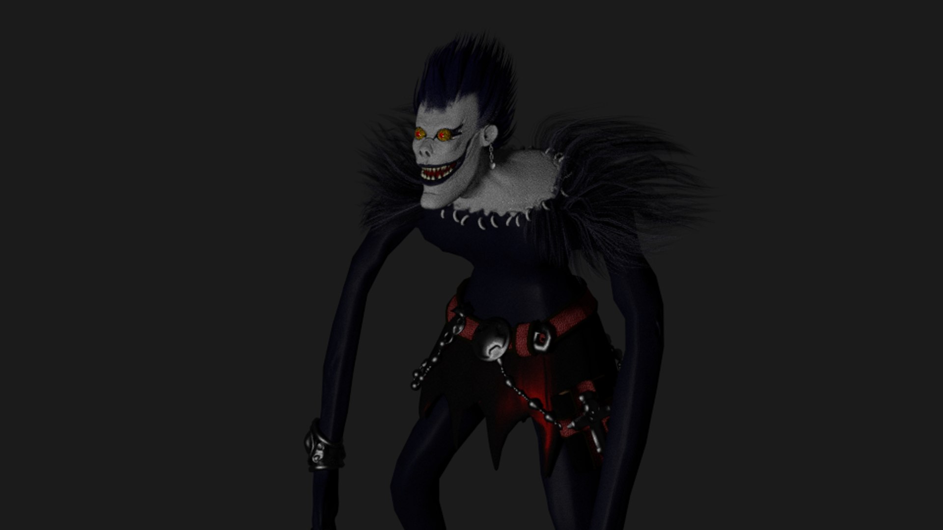 ryuk death note 3d blend
