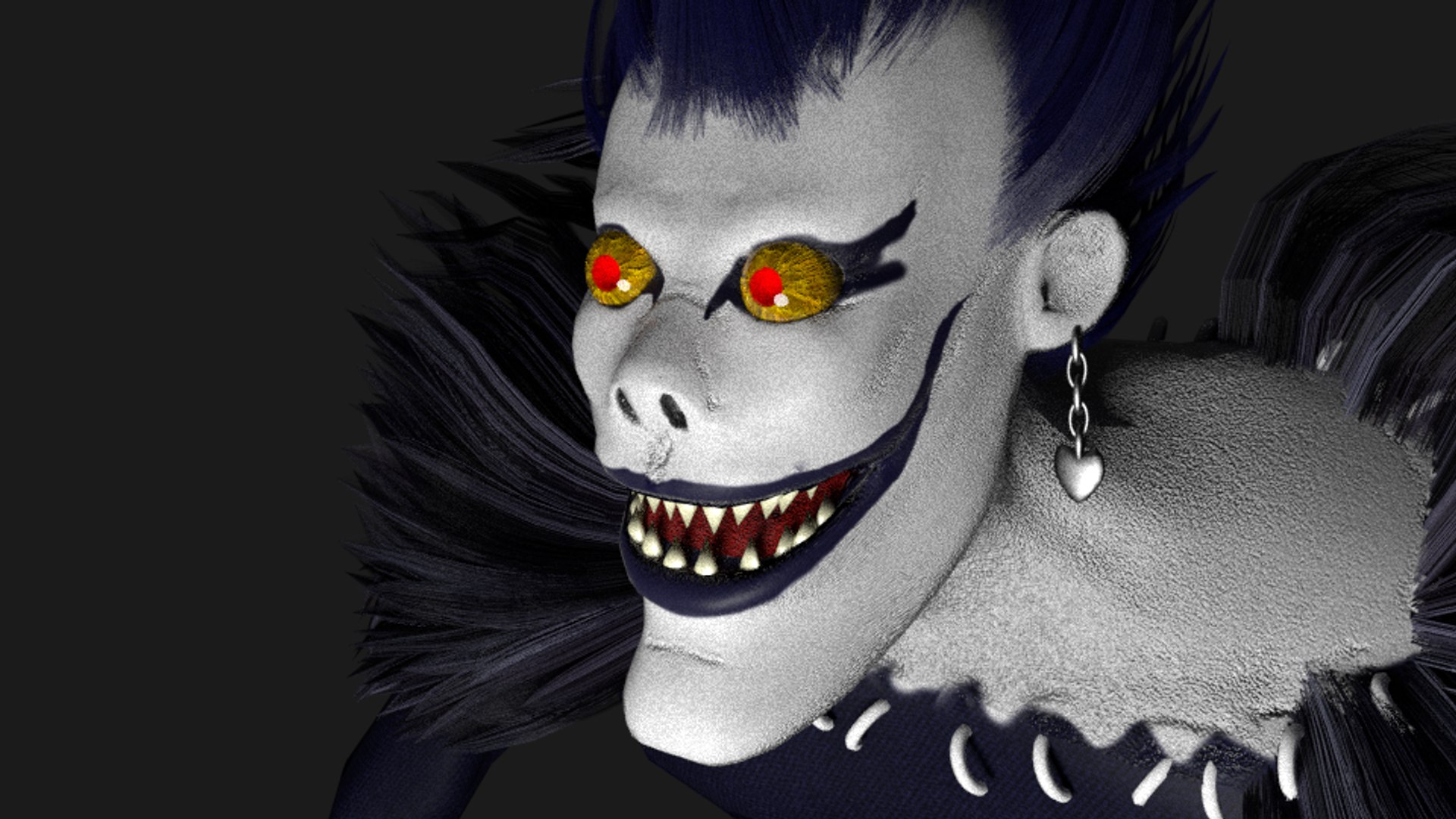 ryuk death note 3d blend