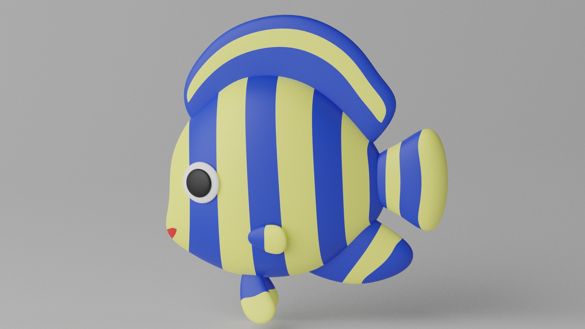 Cartoon Cute Fish Model - TurboSquid 2333074