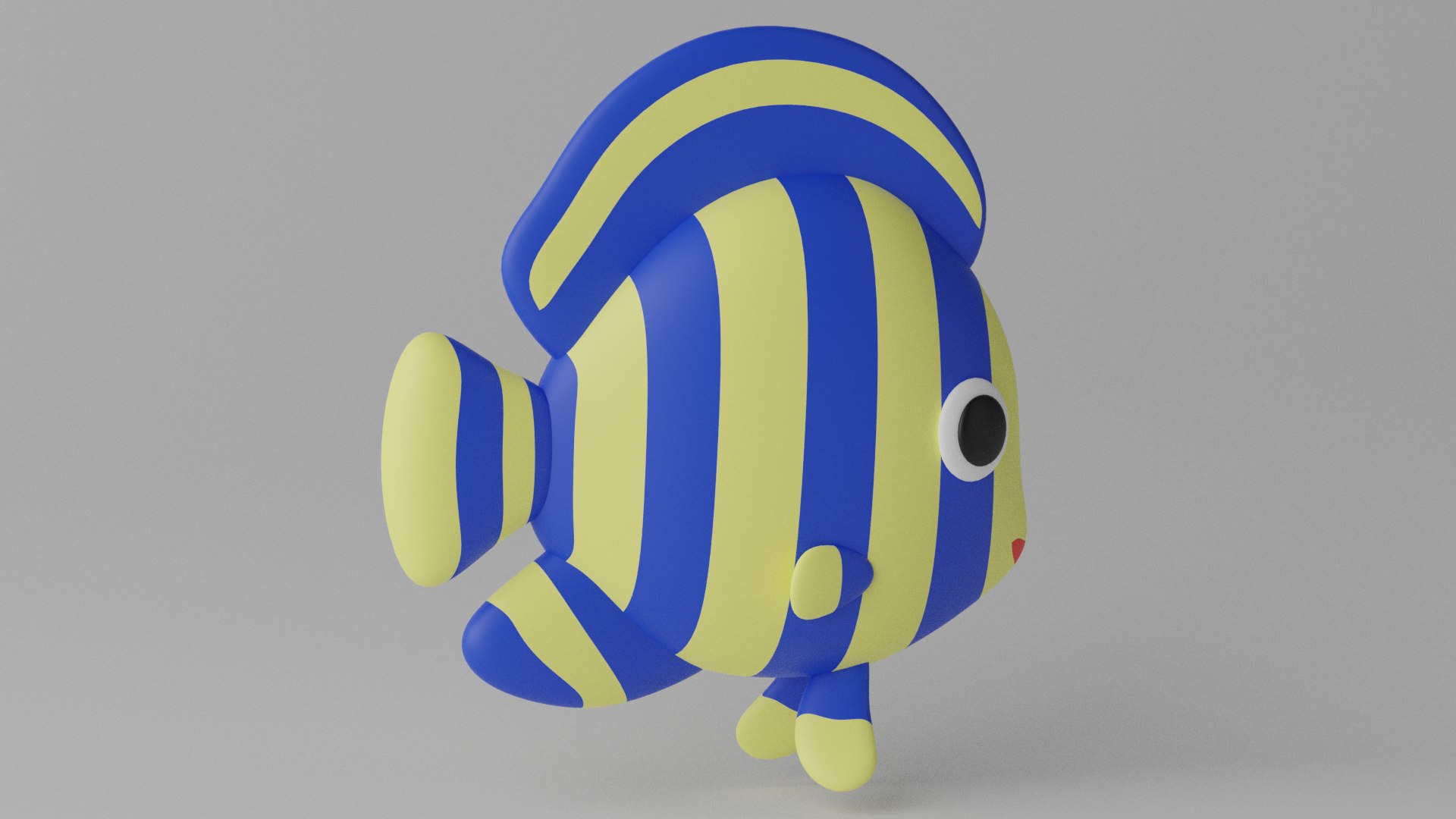 Cartoon Cute Fish Model - TurboSquid 2333074