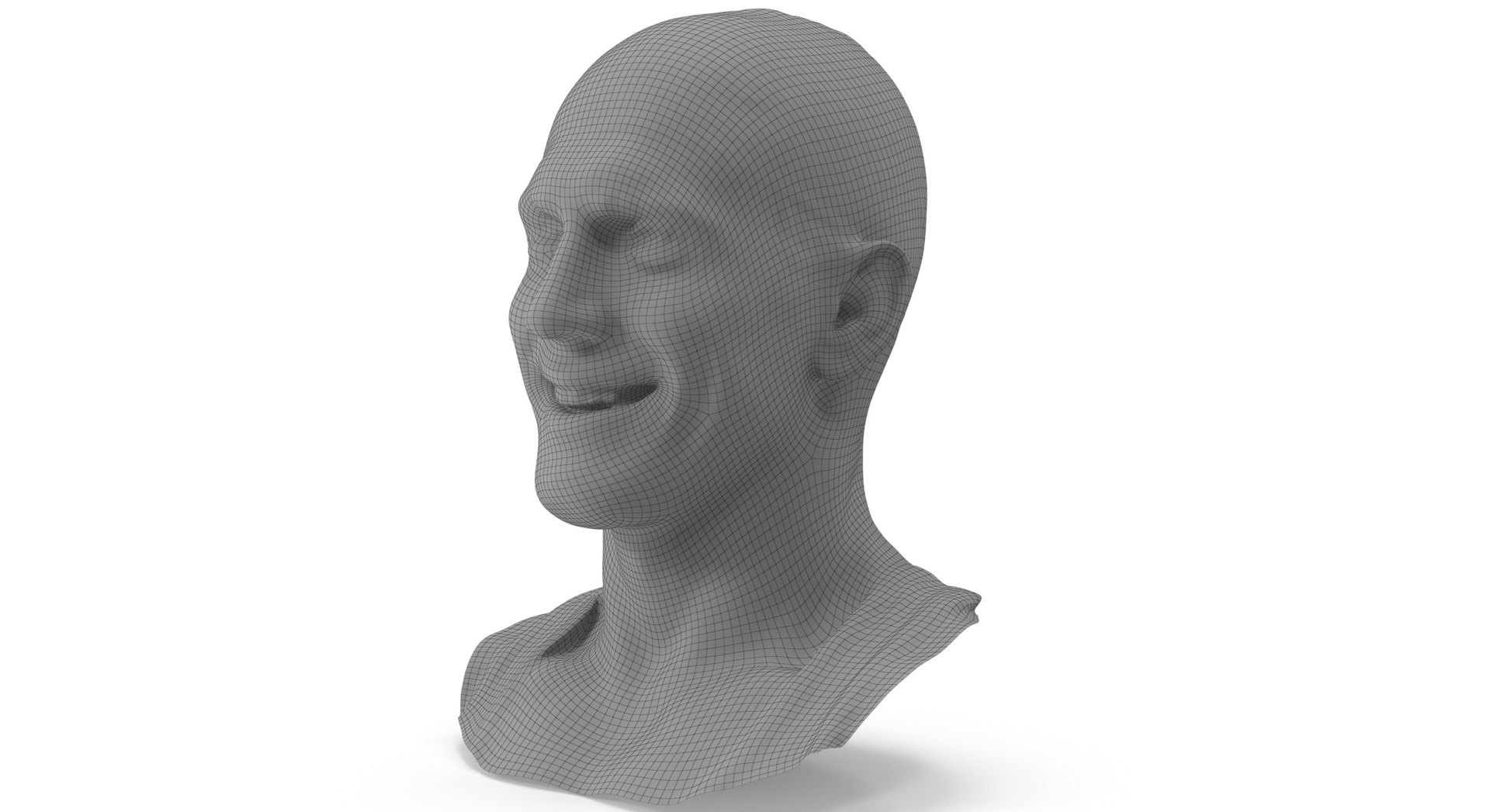 3D model mike human head smile - TurboSquid 1595583