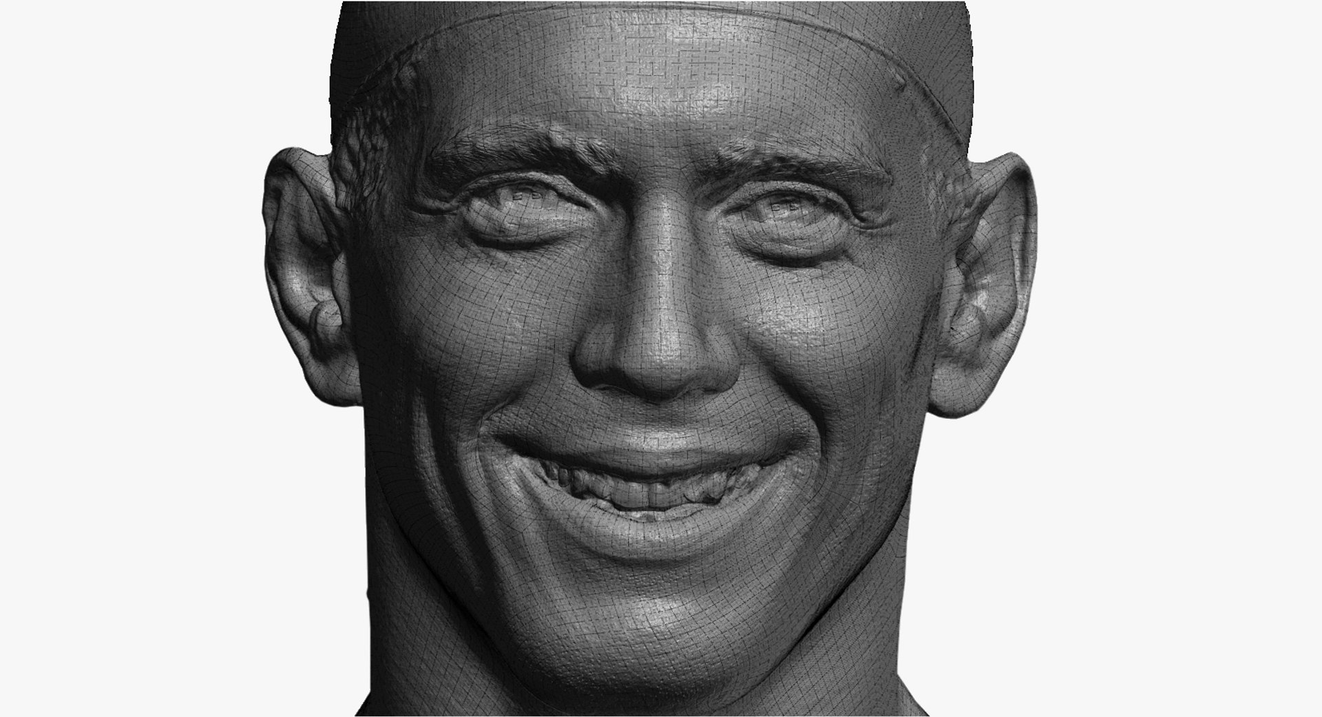 3D model mike human head smile - TurboSquid 1595583