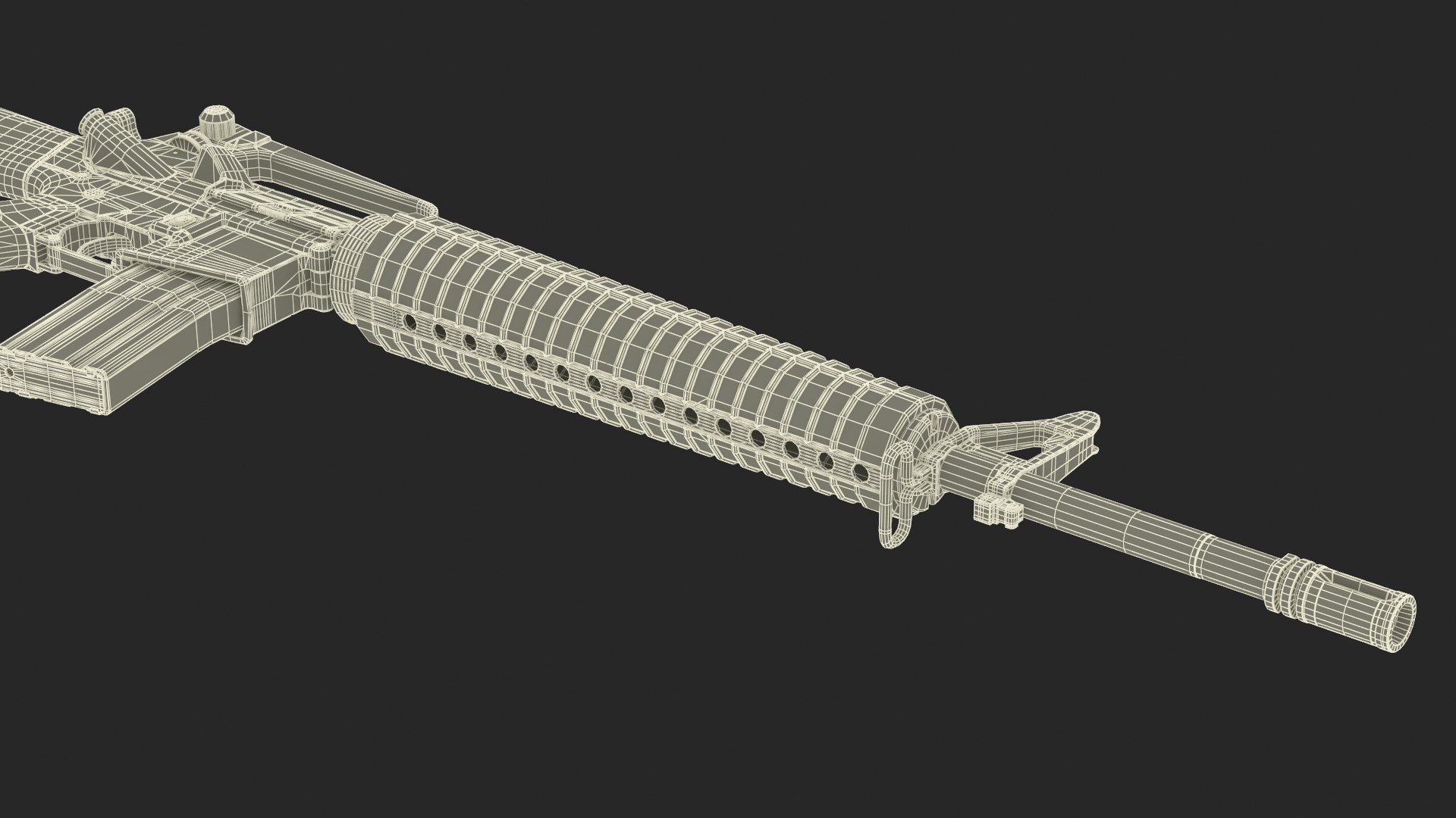 M16 Rifle 3D Model - TurboSquid 2151826