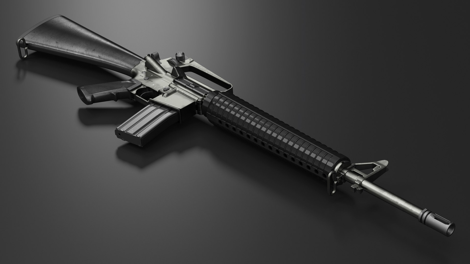 M16 Rifle 3D Model - TurboSquid 2151826