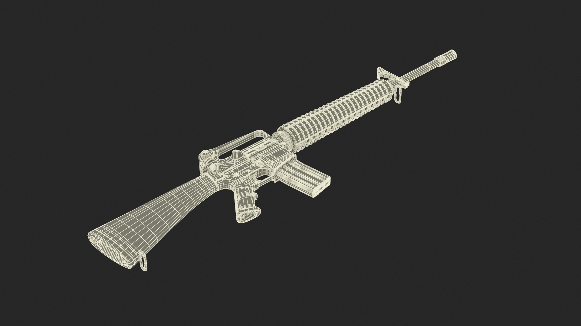 M16 Rifle 3D Model - TurboSquid 2151826