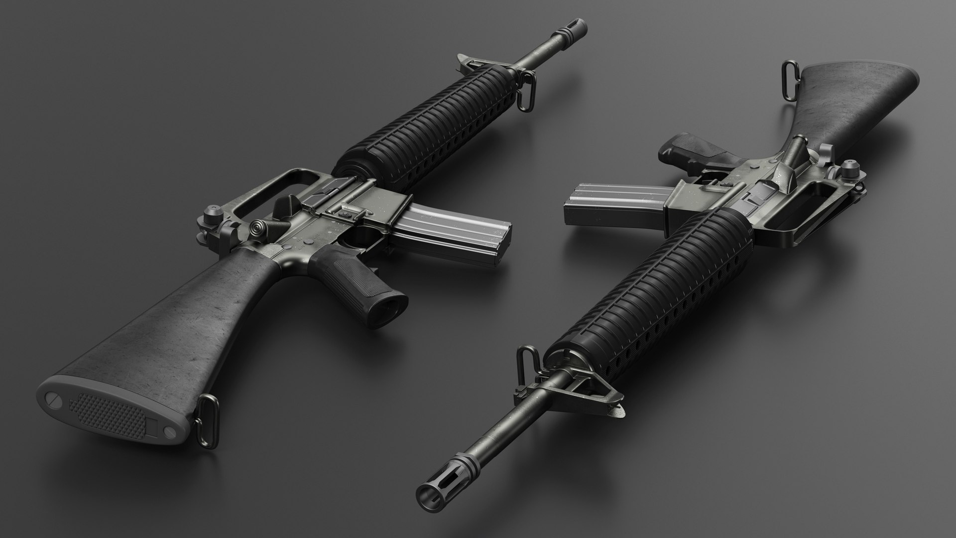 M16 Rifle 3D Model - TurboSquid 2151826