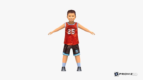 3d model people children