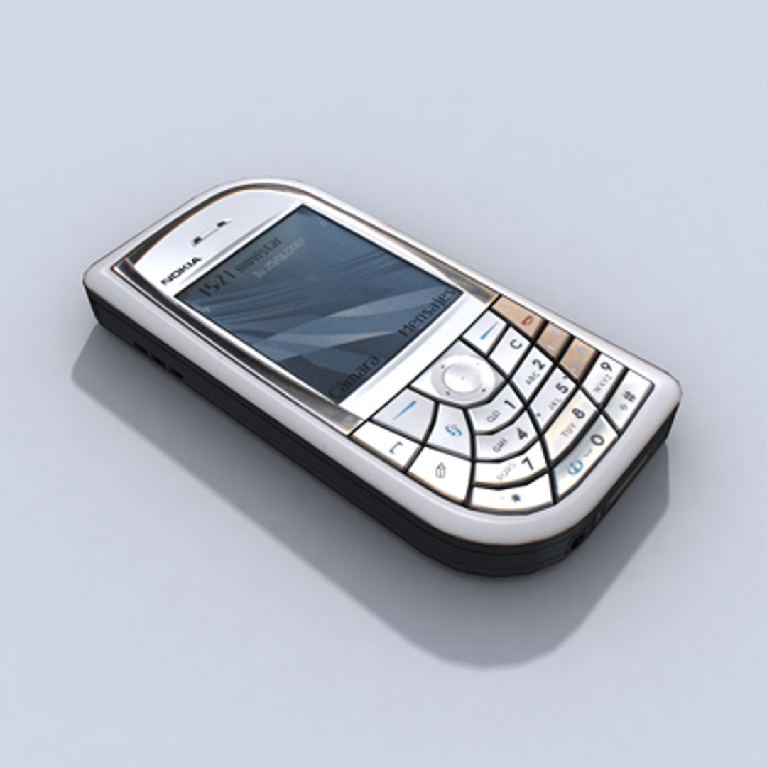 3d model nokia 7610 cell phone