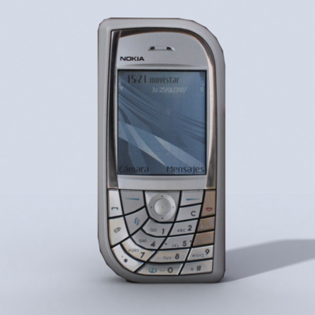 3d Model Nokia 7610 Cell Phone