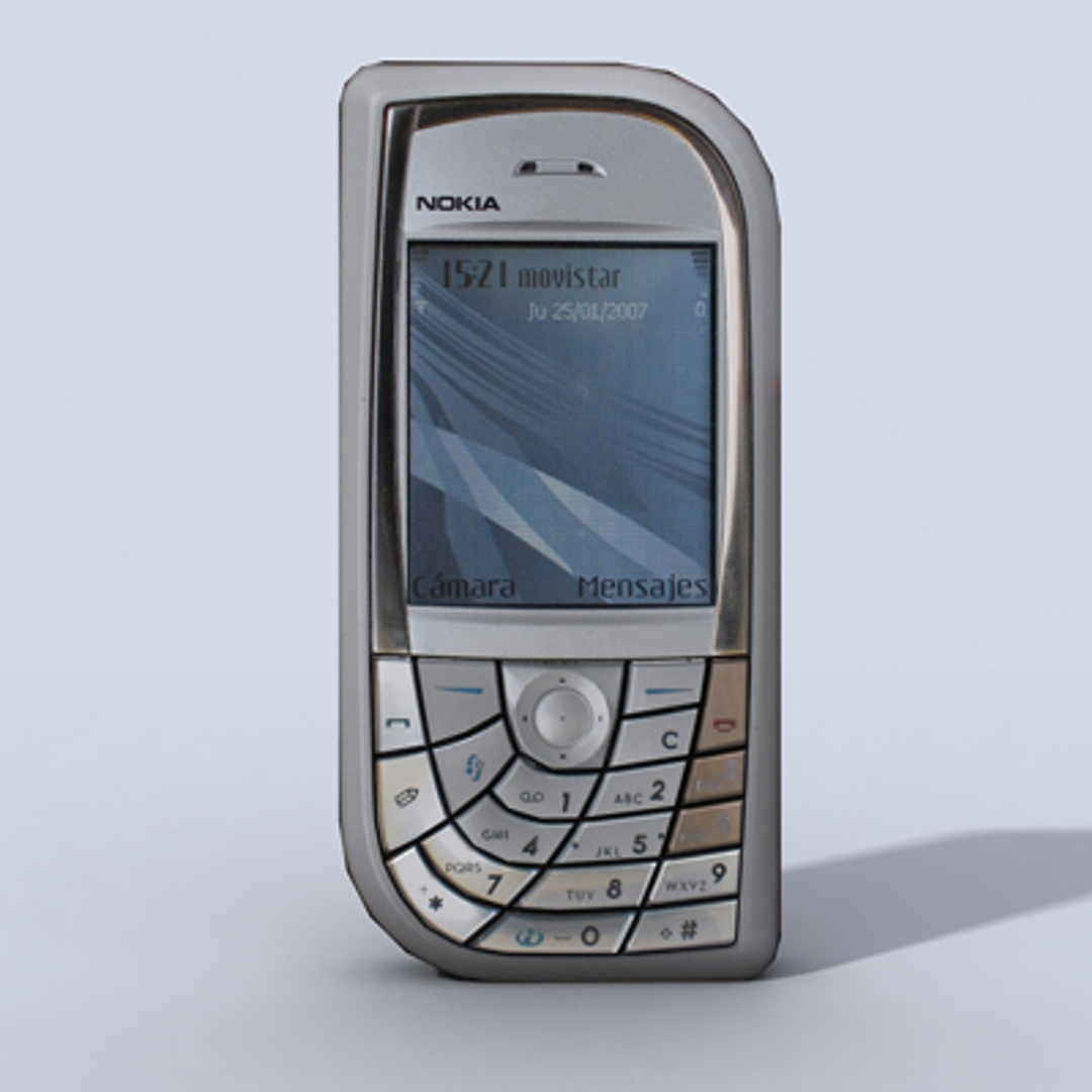 3d model nokia 7610 cell phone