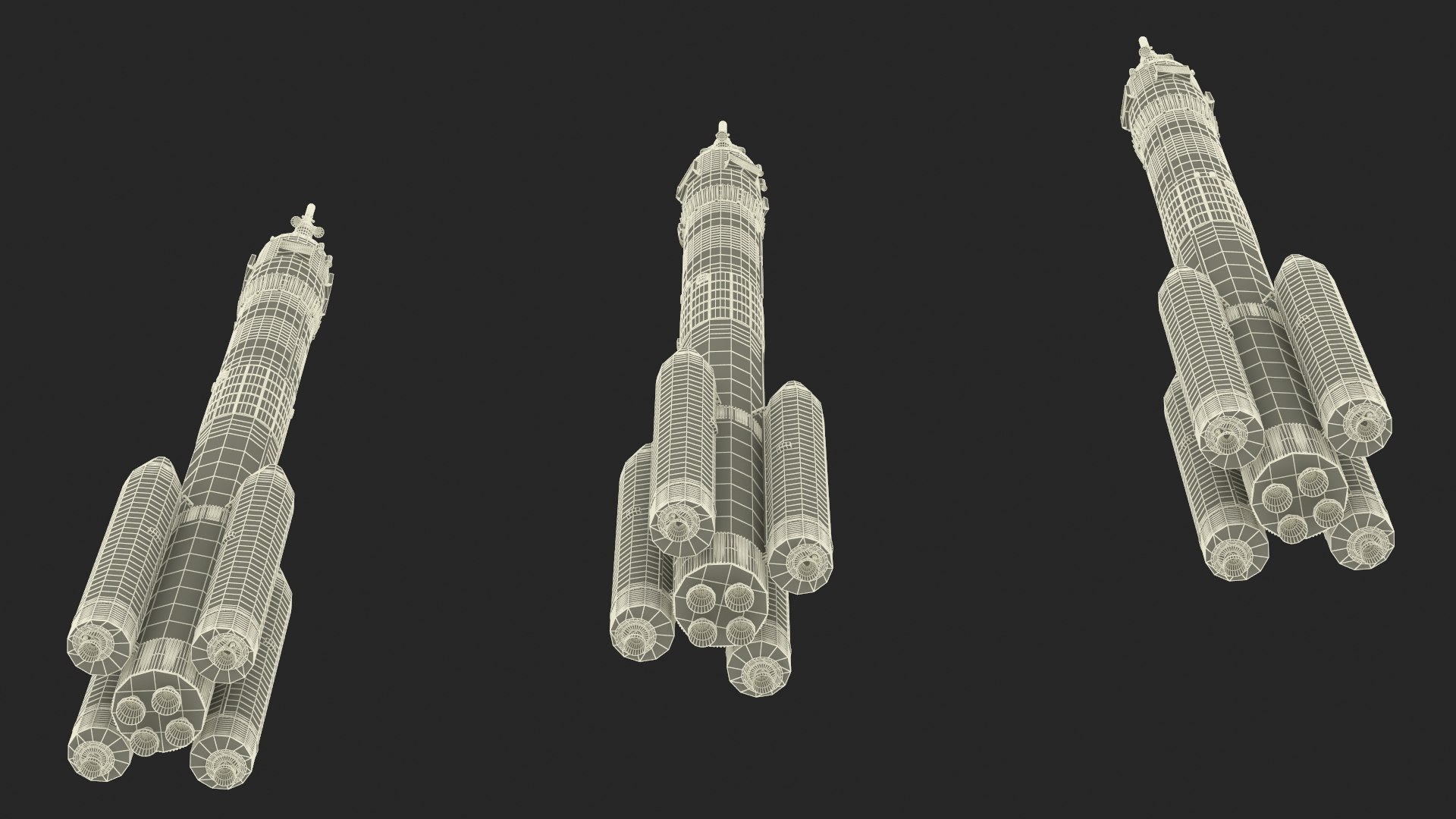 Modern Space Rocket 3D Model - TurboSquid 2128820