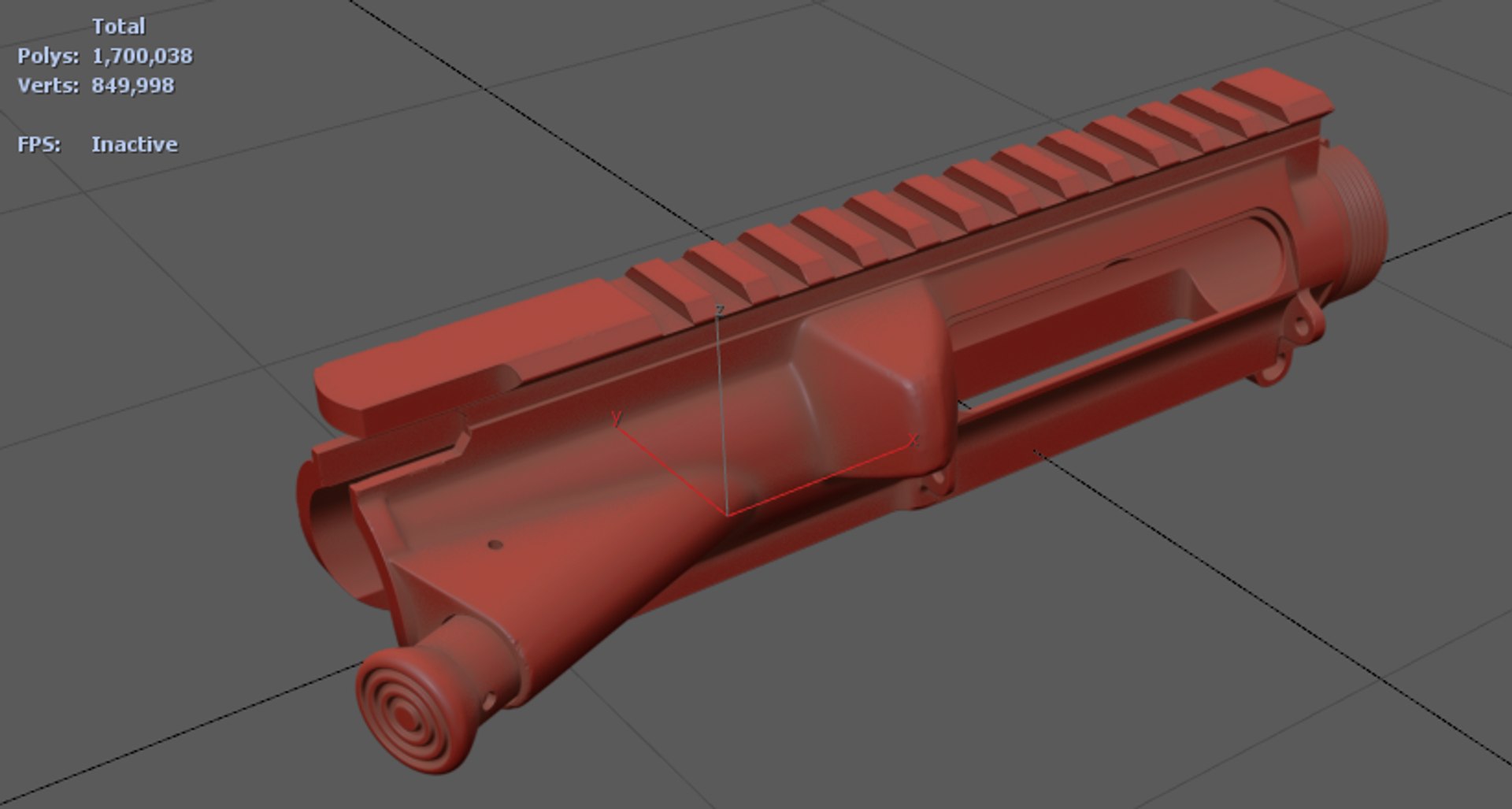 3D Model M4A1 - AR15 - Receiver Upper - HIGHPOLY - NATO 3D Model ...