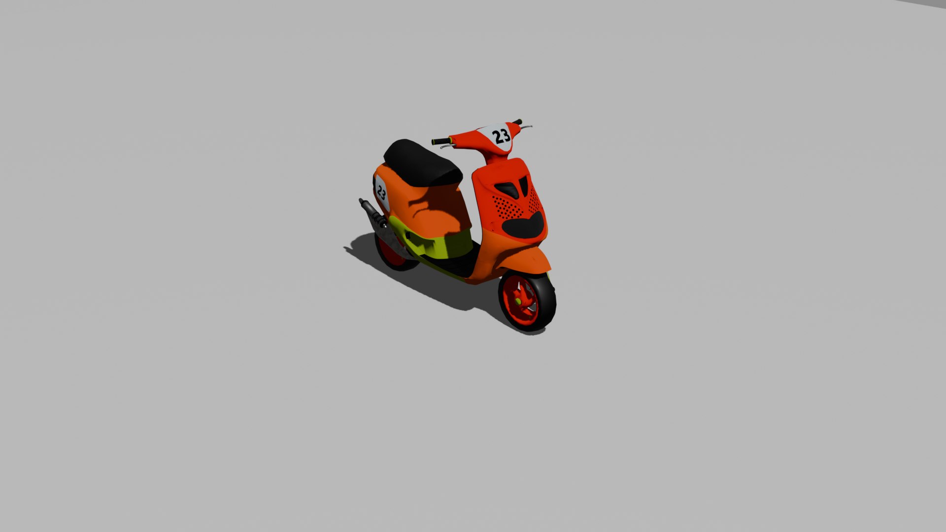 3D Piaggio Zip SP Malossi - TurboSquid 2298416