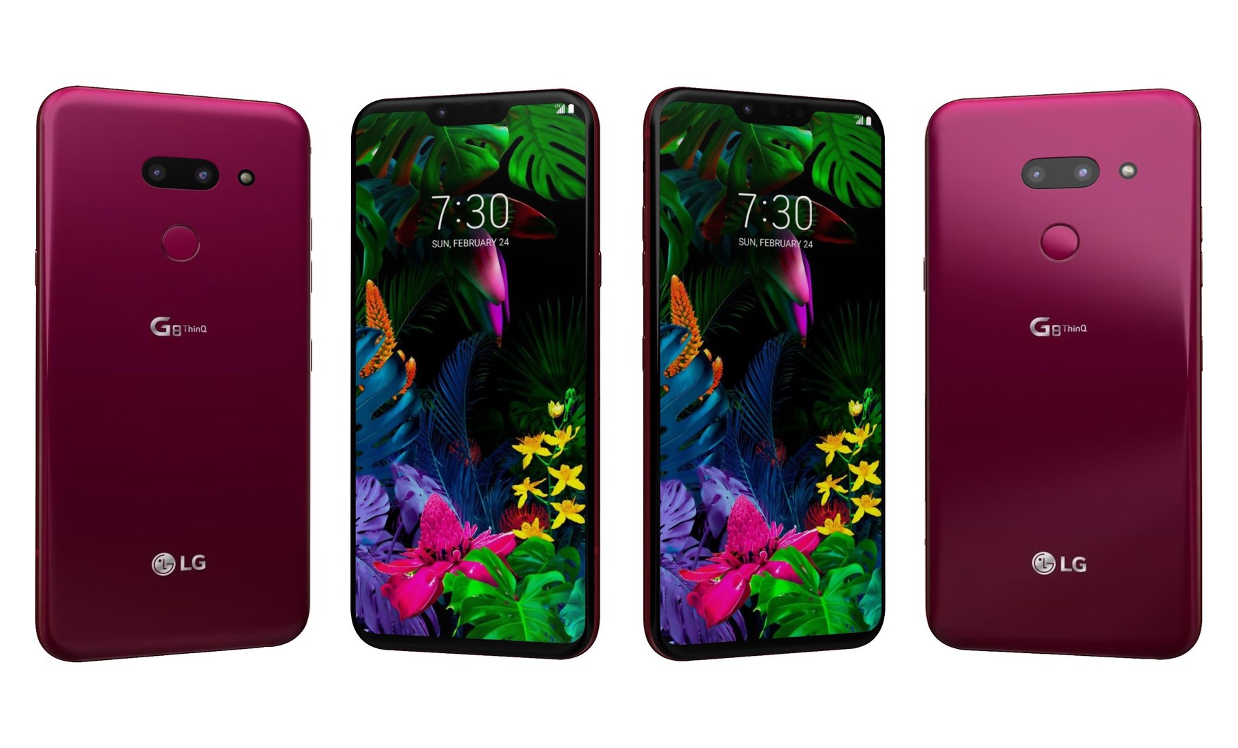 3D LG G8 ThinQ Red - TurboSquid 2072437