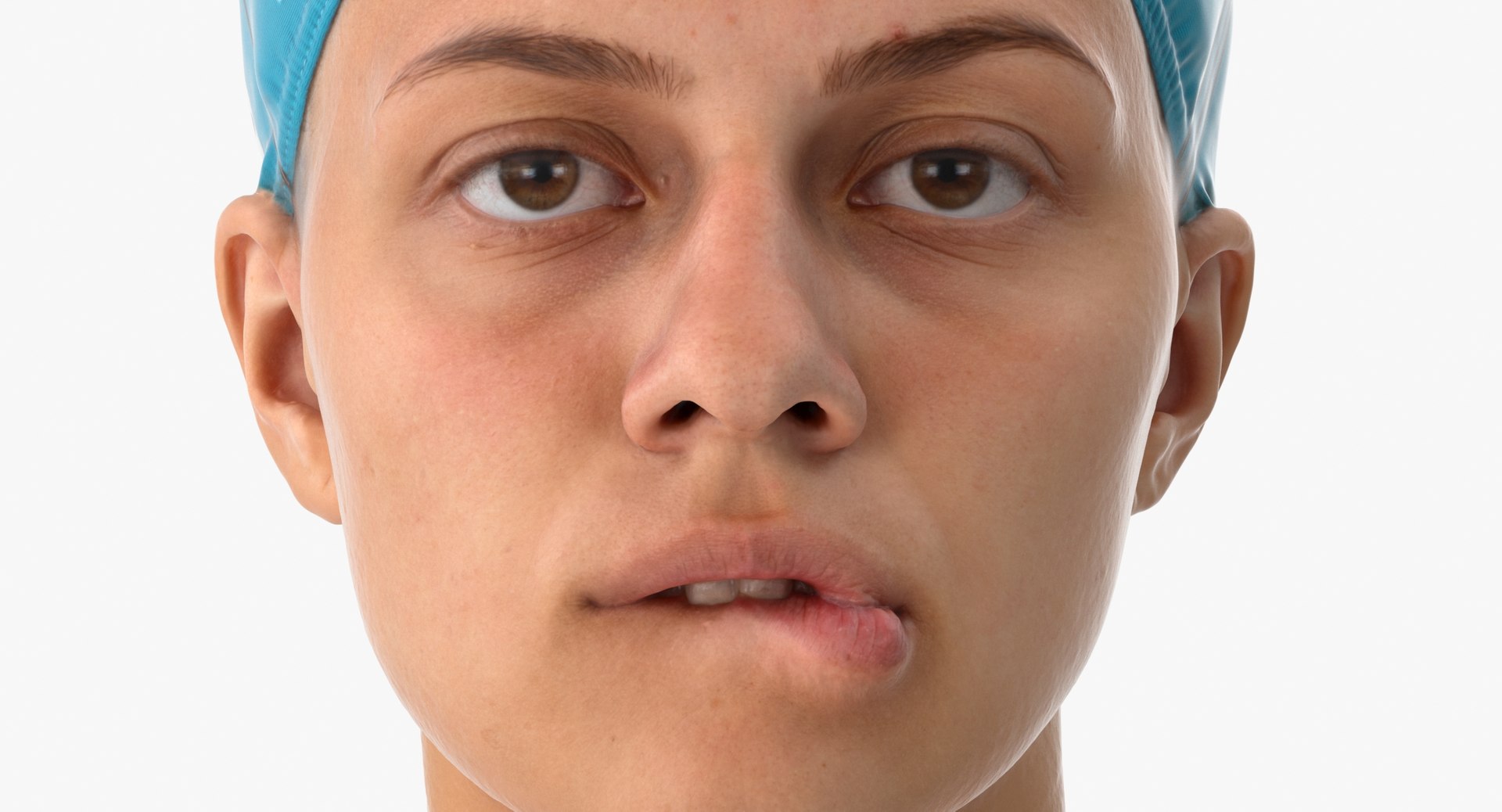 Penelope human head lip 3D model - TurboSquid 1695803