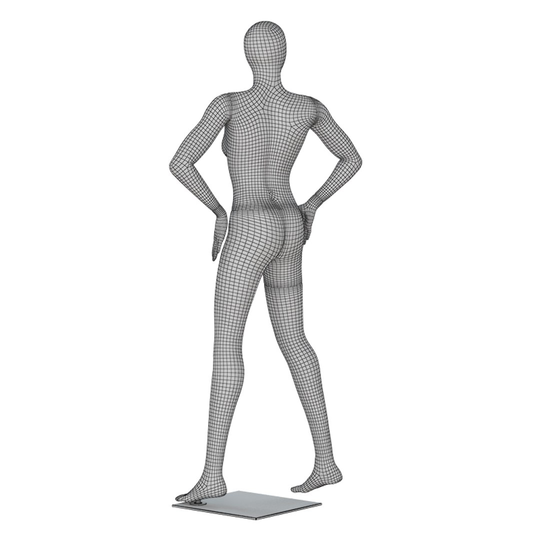 Faceless Woman Mannequin Model - TurboSquid 1423942