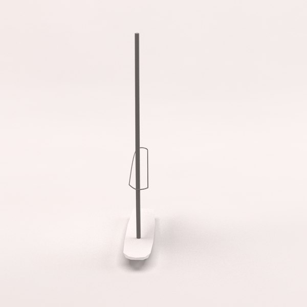 3d model cartoon board wind