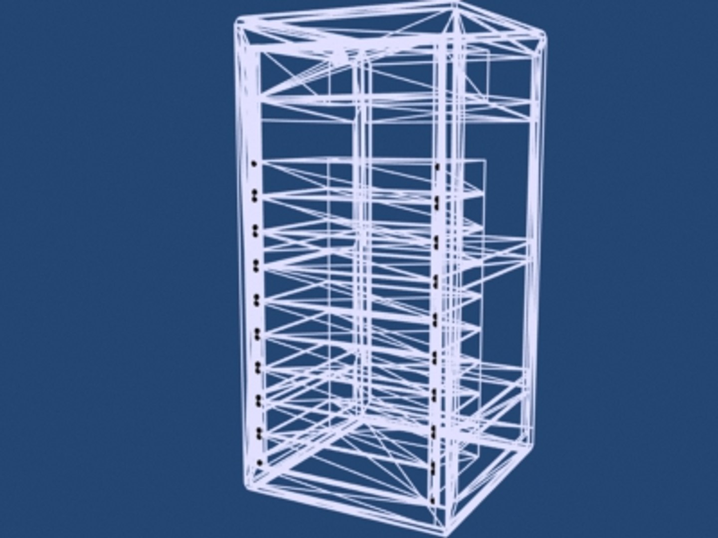 Qsc Power Rack 9 3d Model