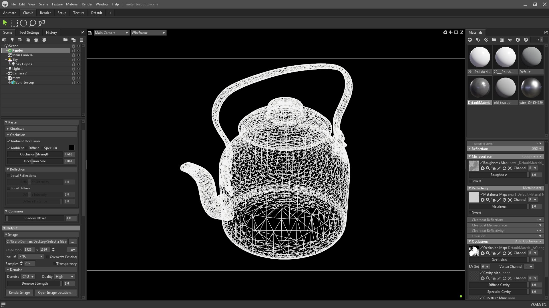 3D Metal Teapot Model - TurboSquid 2241468