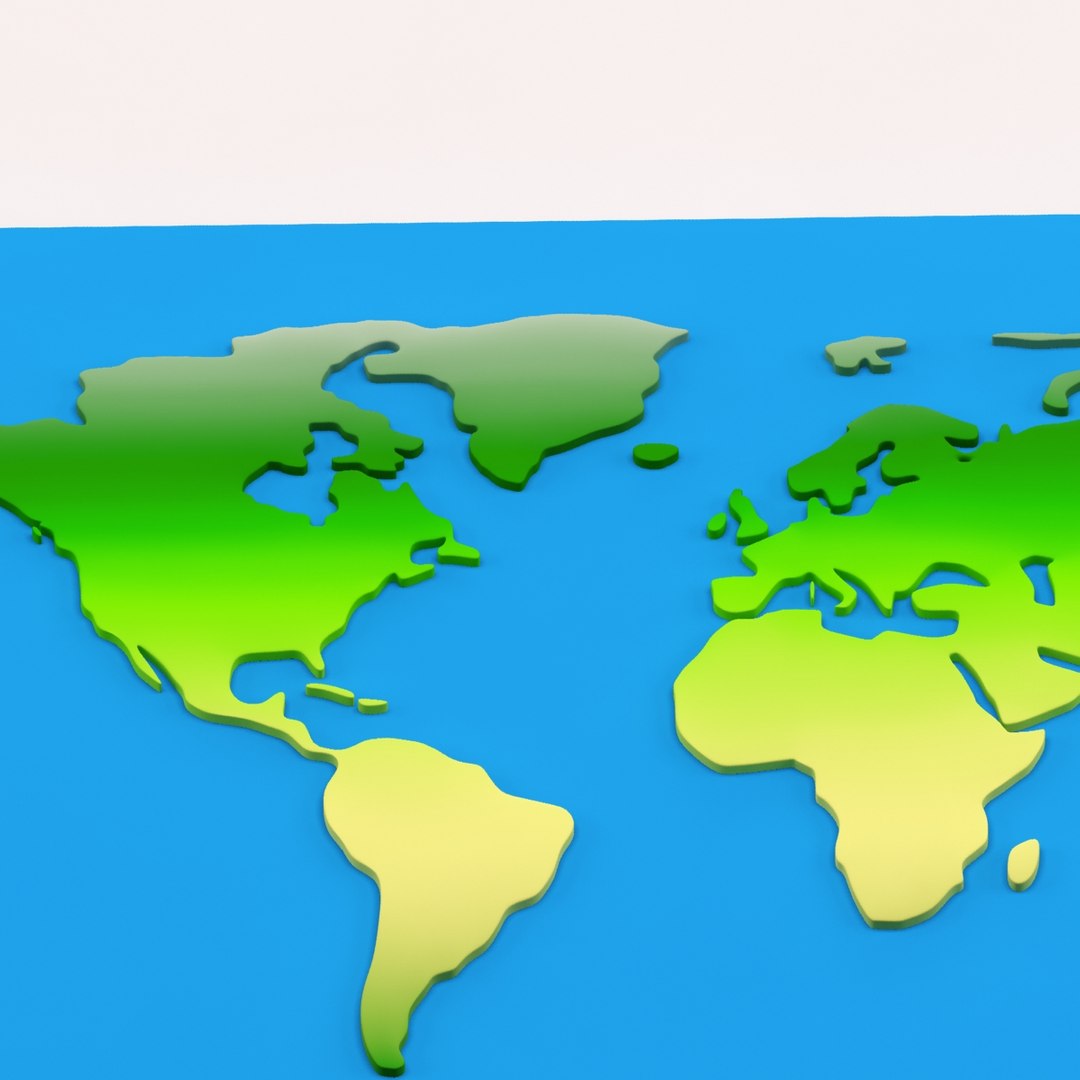 3d 3ds Cartoon Earth Projects