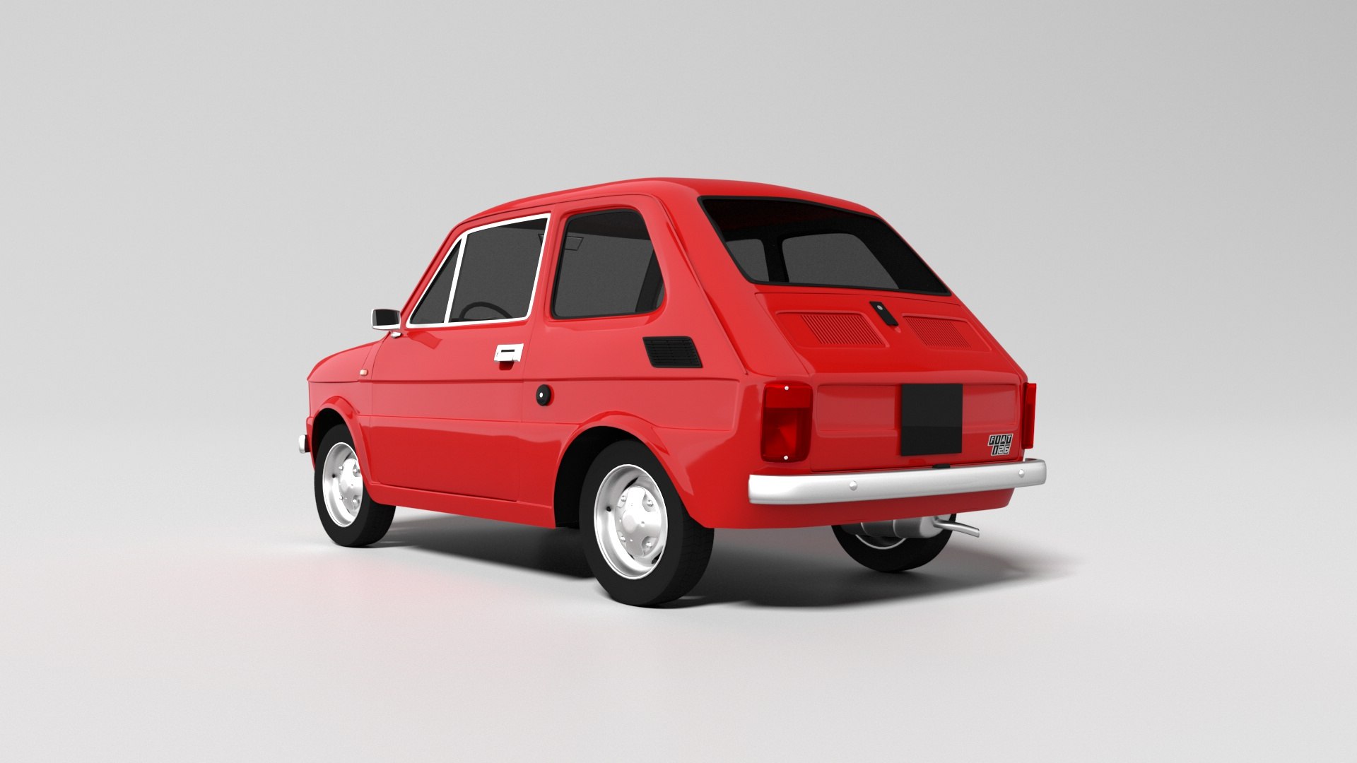 Fiat 126 Model - TurboSquid 2325300