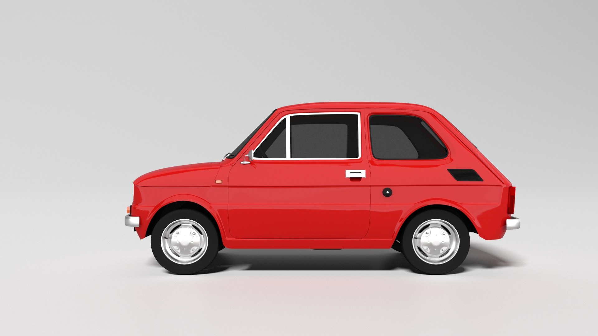 Fiat 126 Model - TurboSquid 2325300