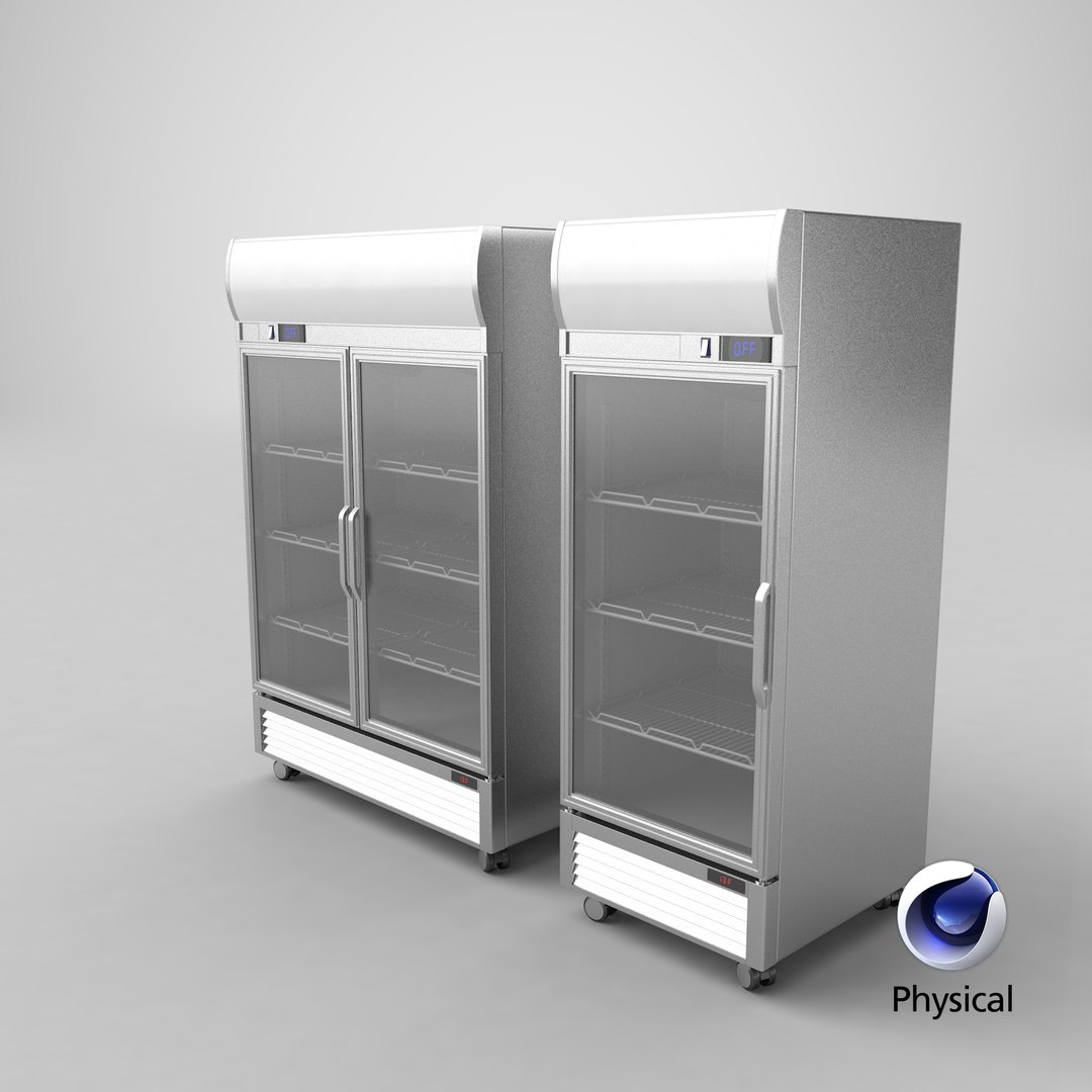 3D Detailed Fridge Double Door Model - TurboSquid 2030836