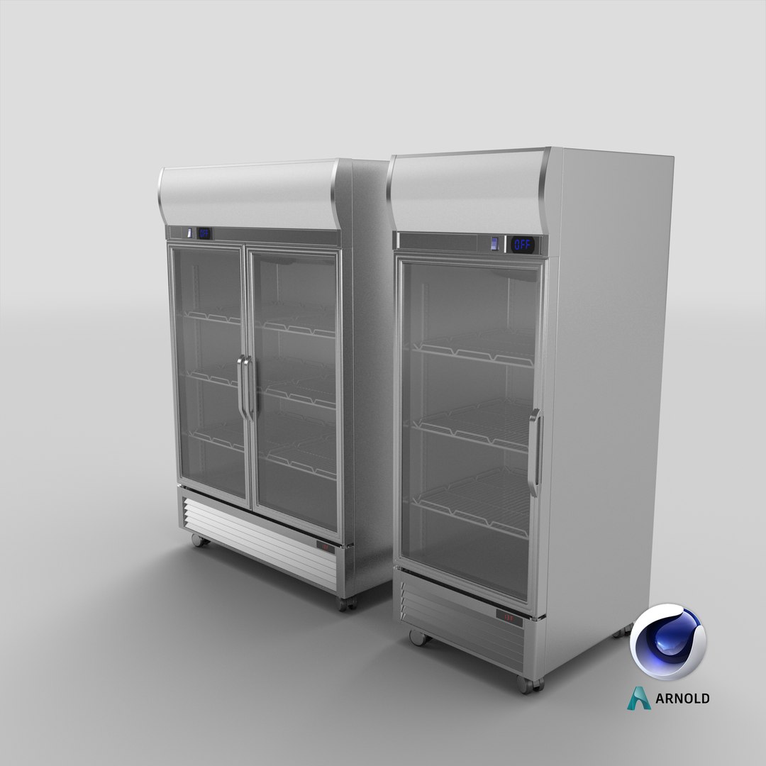 3D Detailed Fridge Double Door Model - TurboSquid 2030836