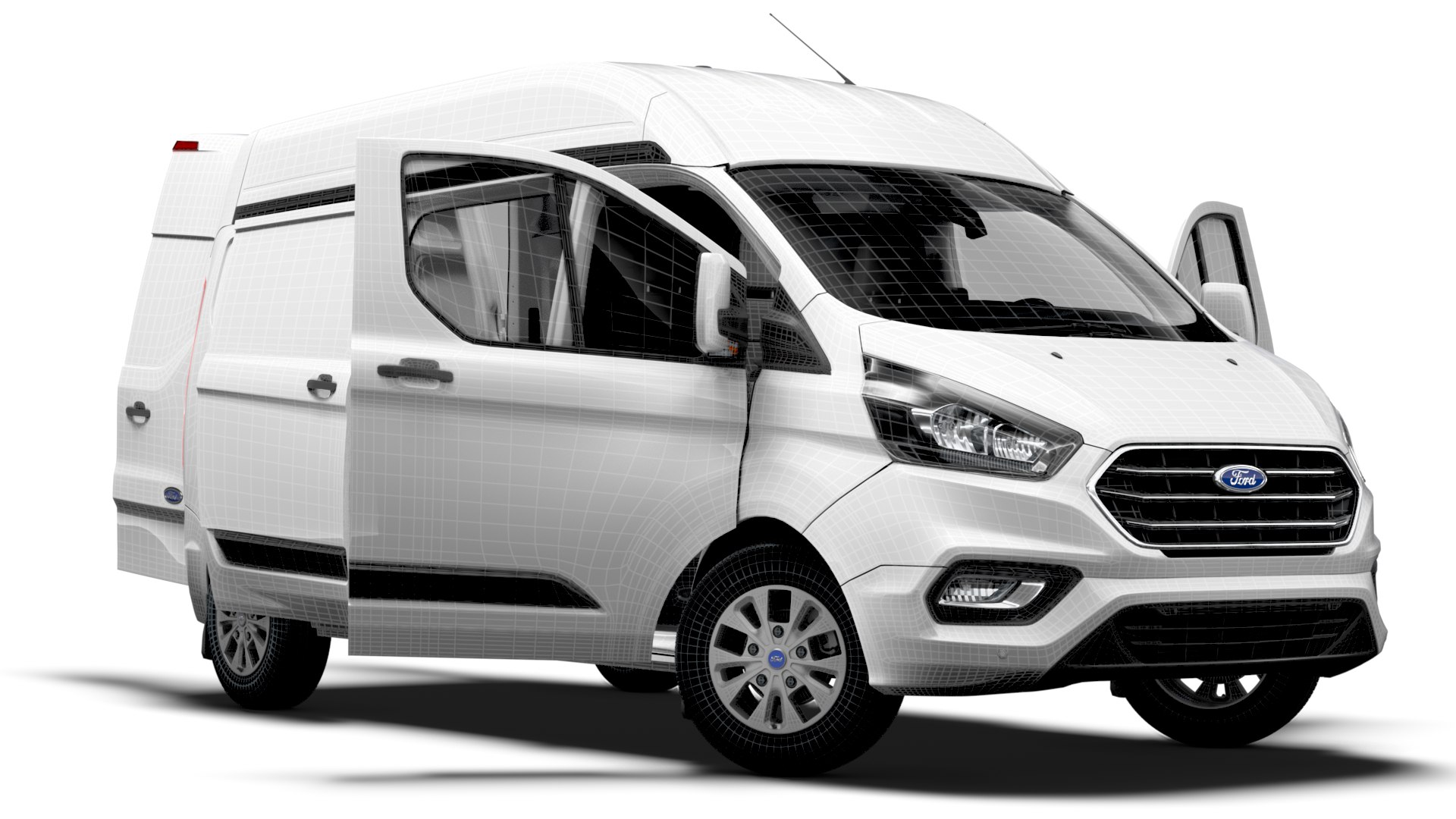 Ford Transit Custom L2H2 HQInterior 2022 Model - TurboSquid 2345639