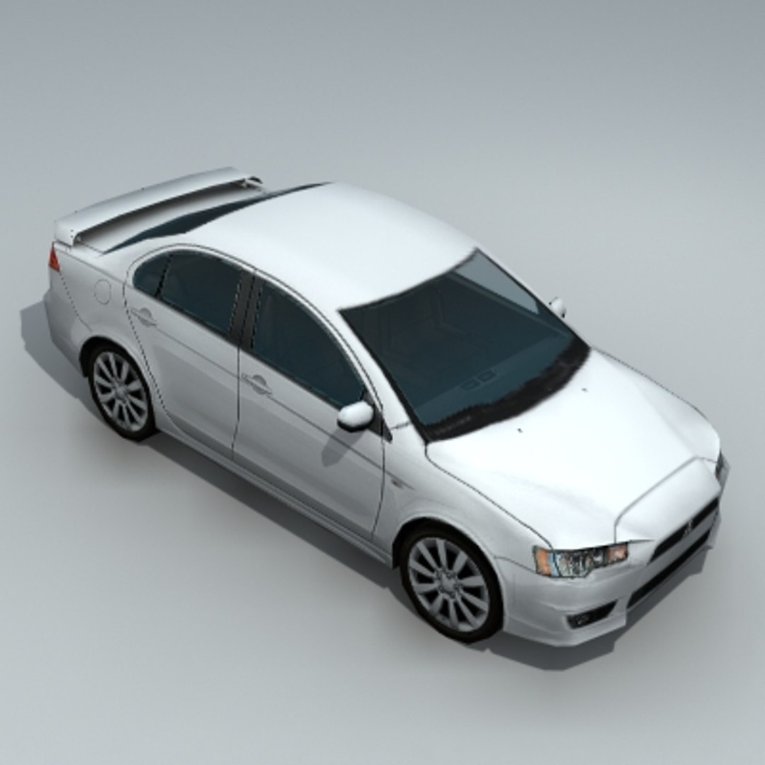 3d mitsubishi lancer model