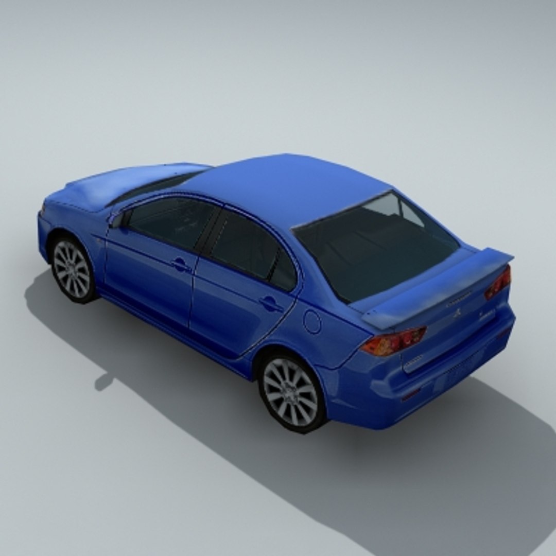 3d mitsubishi lancer model