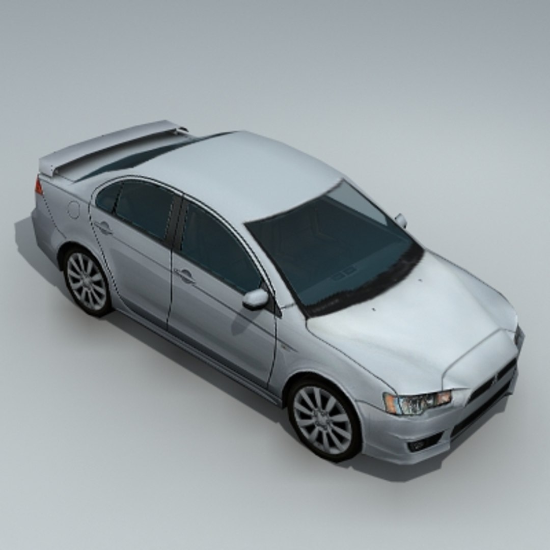 3d mitsubishi lancer model