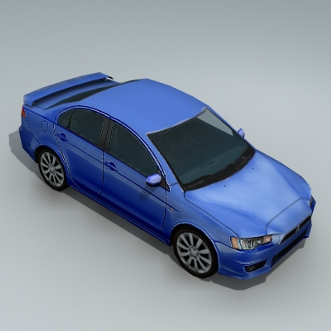 3d mitsubishi lancer model