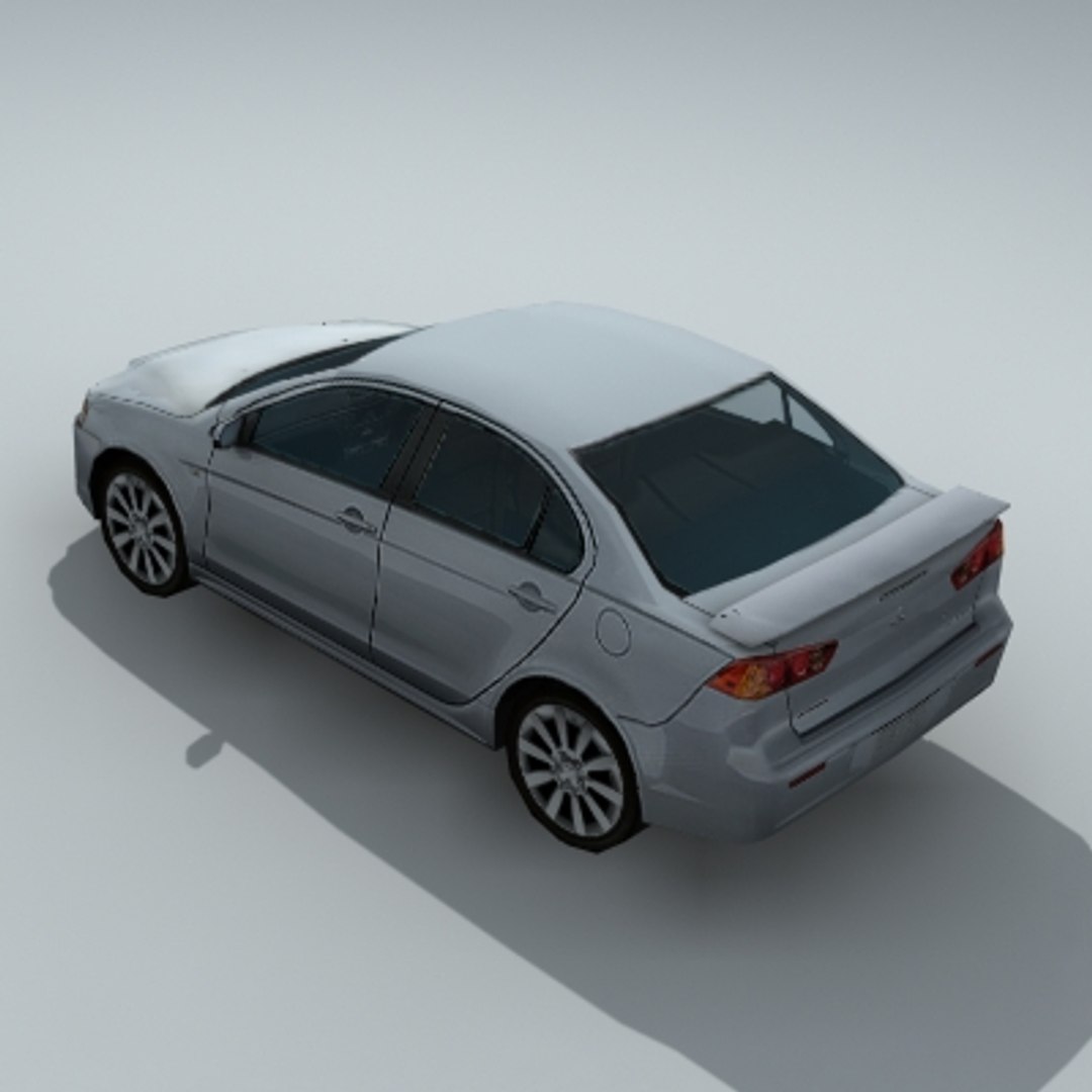3d mitsubishi lancer model