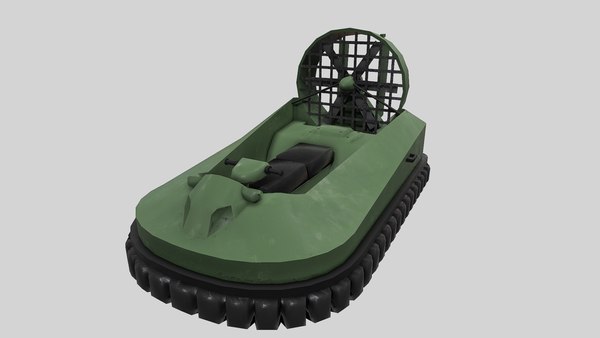 3d hovercraft hover craft model