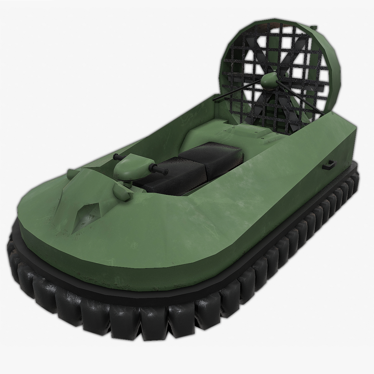 3d hovercraft hover craft model
