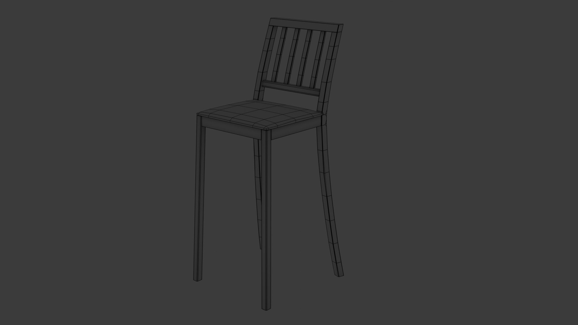 3D Restaurant Stool - TurboSquid 2326640
