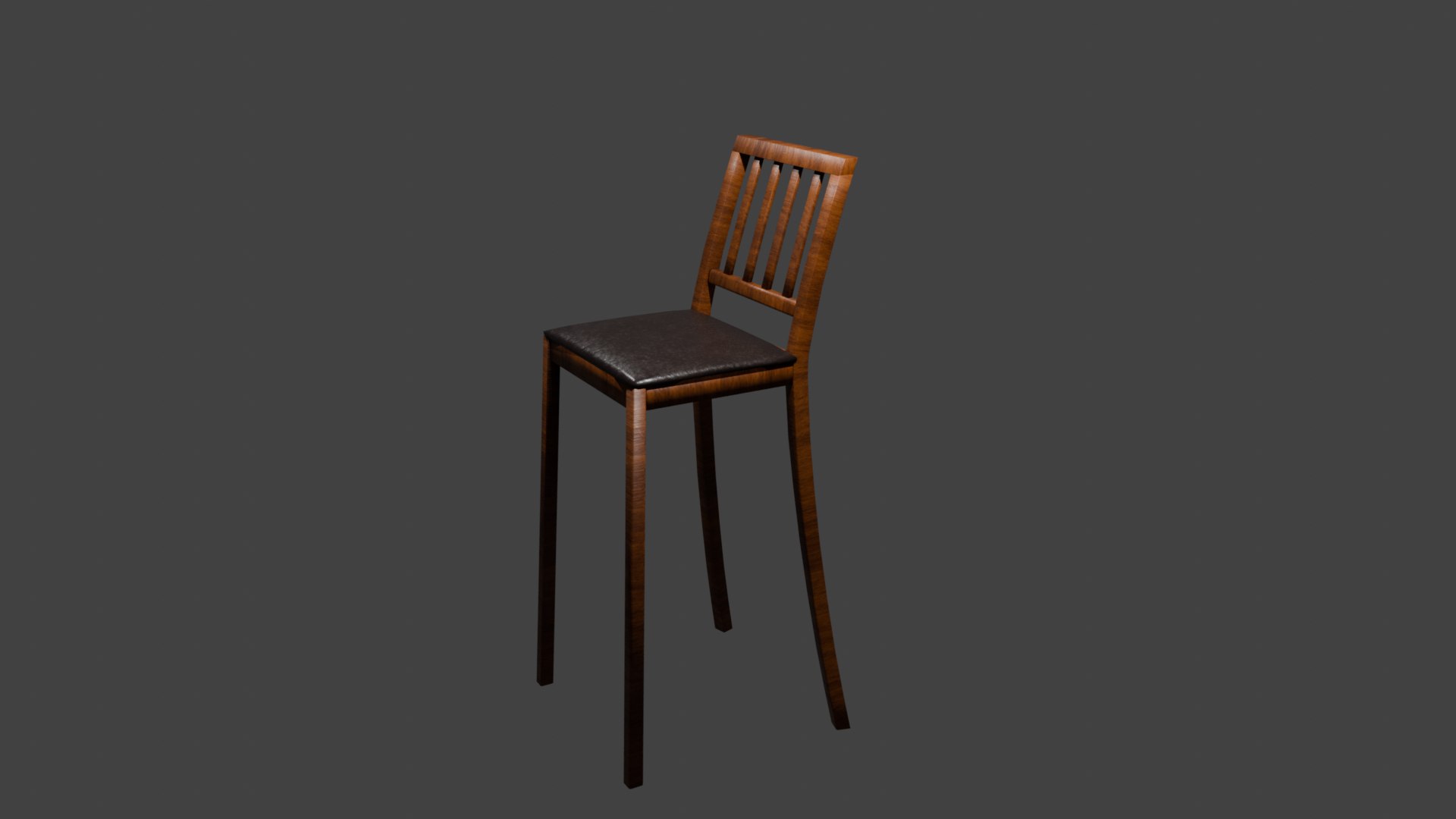 3D Restaurant Stool - TurboSquid 2326640