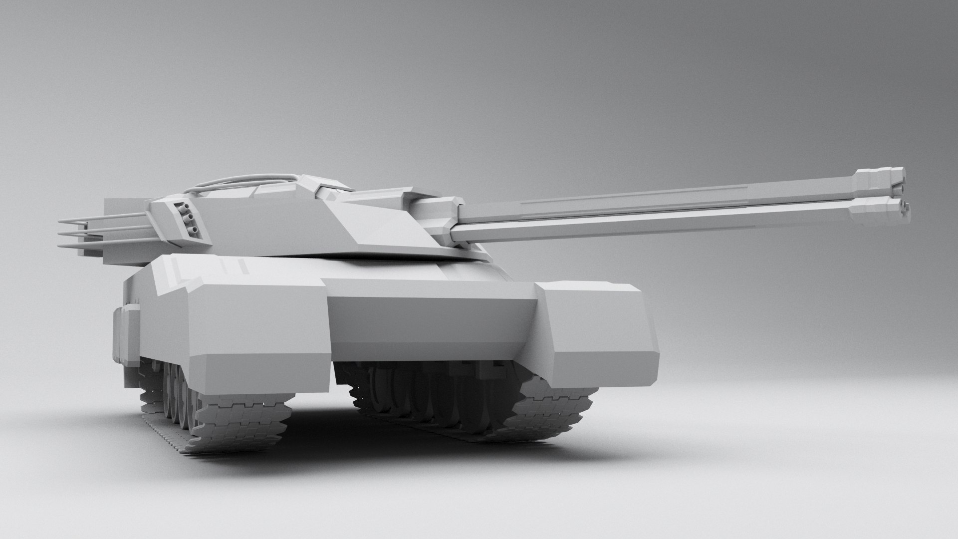 3D Model Sci-fi Tank - TurboSquid 2374611