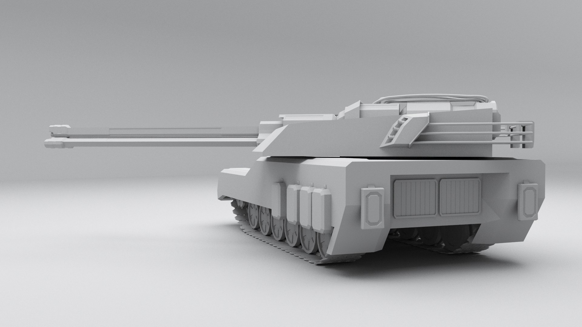 3D Model Sci-fi Tank - TurboSquid 2374611