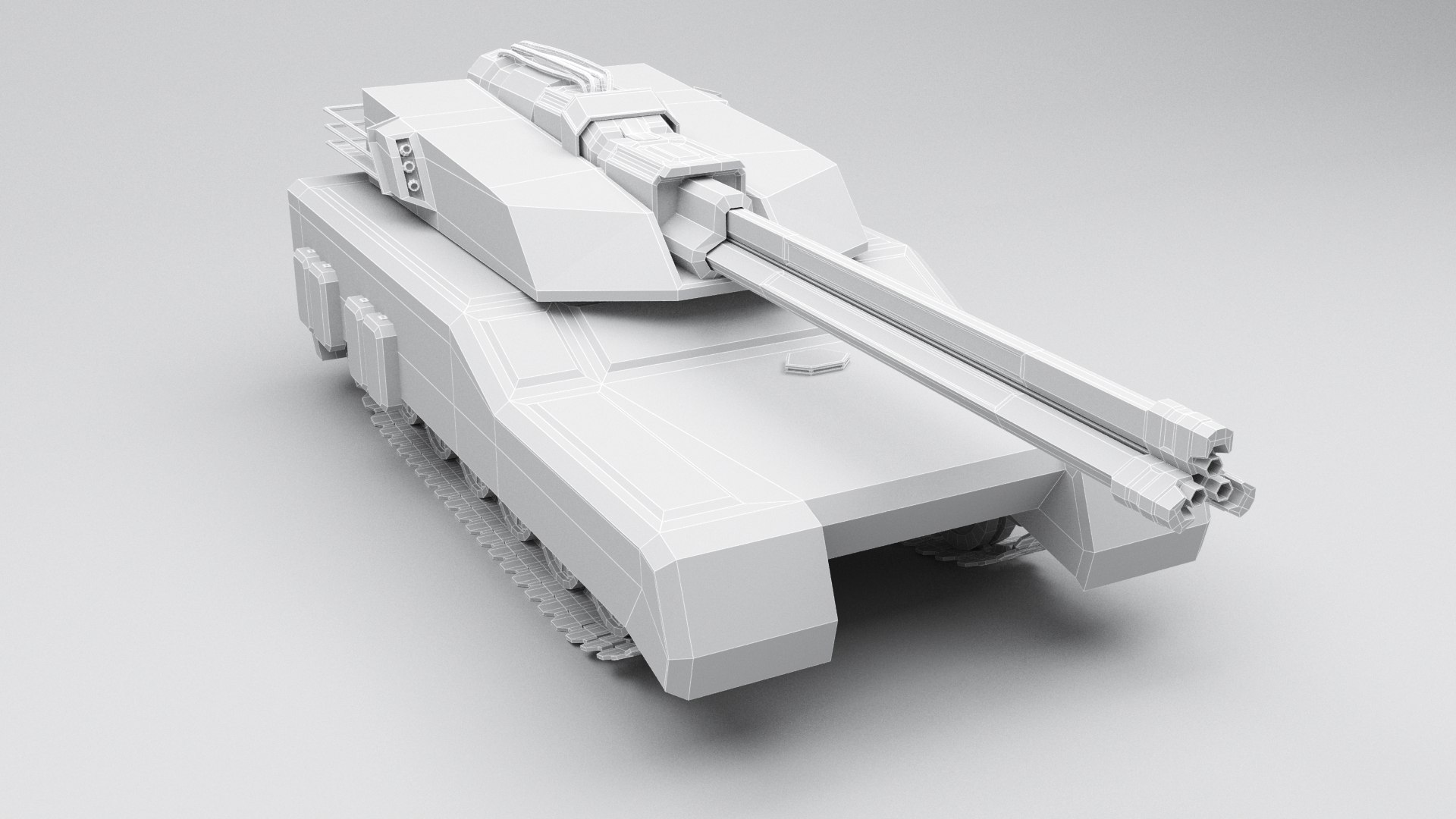 3D Model Sci-fi Tank - TurboSquid 2374611