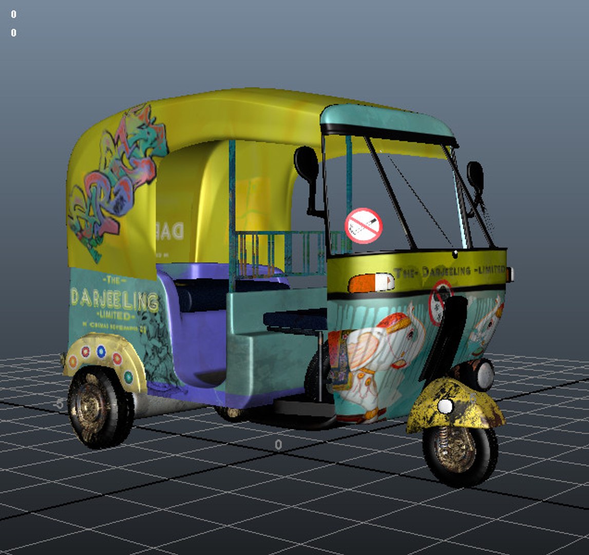 3d Tuk Animation Model