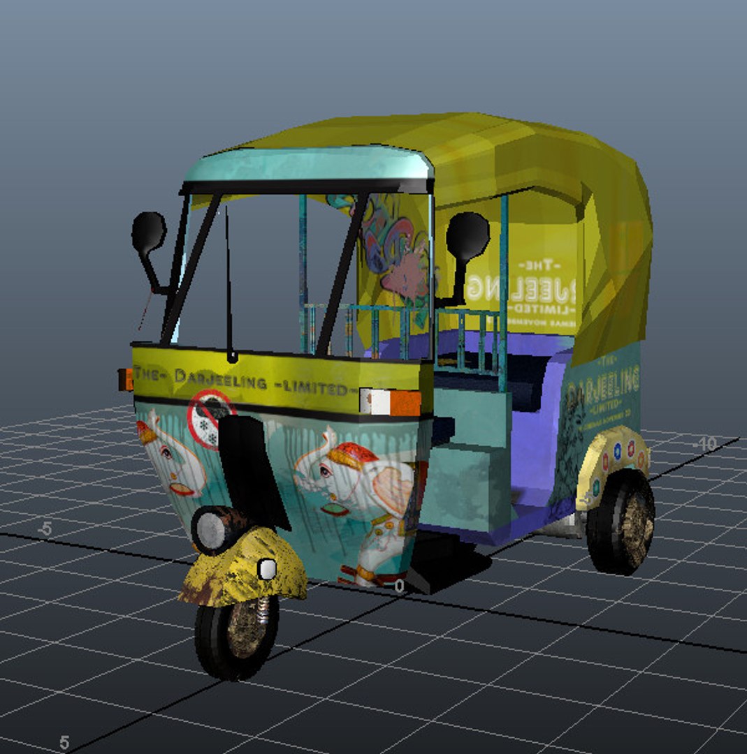 3d Tuk Animation Model