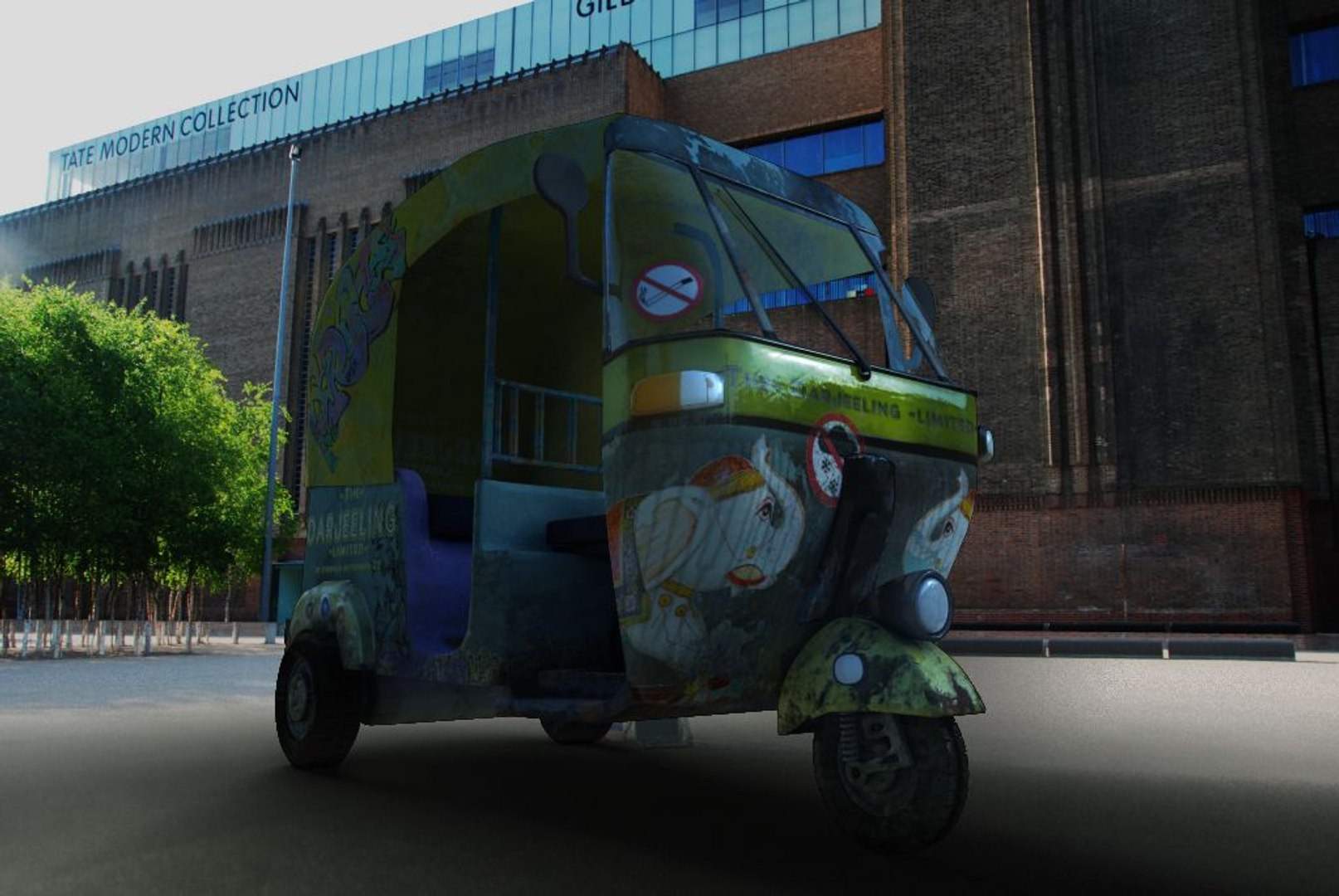 3d Tuk Animation Model